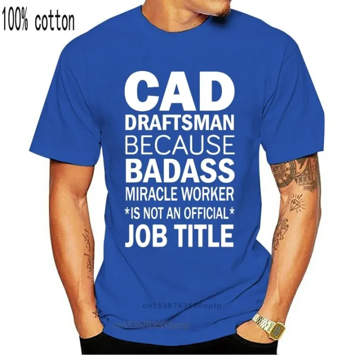 CAD Draftsman Men Black New T-shirt Occupation Funny AutoCad Revit ...