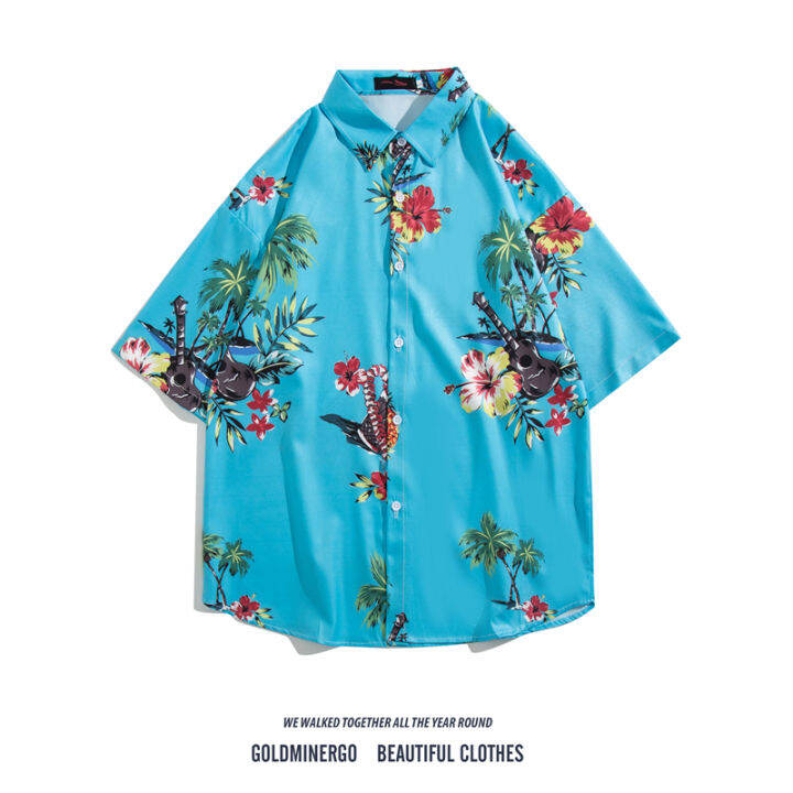 EF เสื้อฮาวาย เสื้อสงกรานต์2566 เสื้อเชิ้ตชาย เสื้อผู้ชาย เสื้อ วินเทจ ...