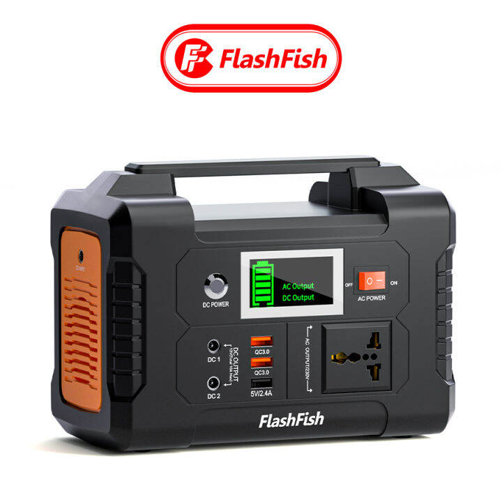 FlashFish E200 200W/151Wh Solar Generator 40800mAh Multi-Function Portable Big Capacity Power ...
