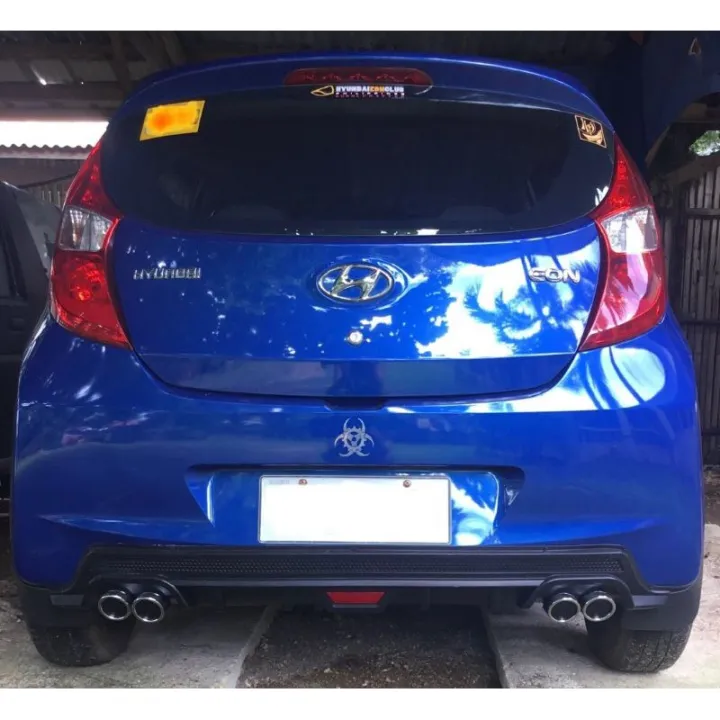 Hyundai EON Rear Bumper Diffuser Bodykits Spoiler | Lazada PH