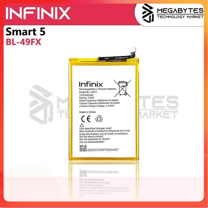 แบตเตอรี่ Infinix Smart 5 Battery BL-49FX 5000mAh. | Lazada.co.th