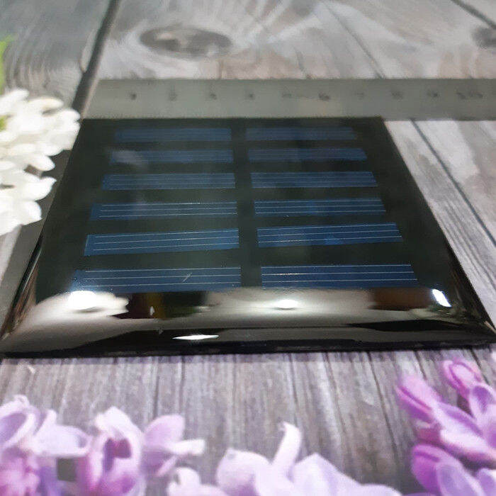Panel Surya Mini Solar Cell 5V 100mA 70x70mm Polycrystalline Epoxy ...