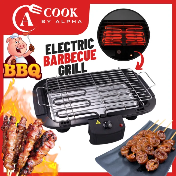 Alpha Shop's Electric Barbecue Grill Outdoor Grill Barbecue Griller | Lazada PH