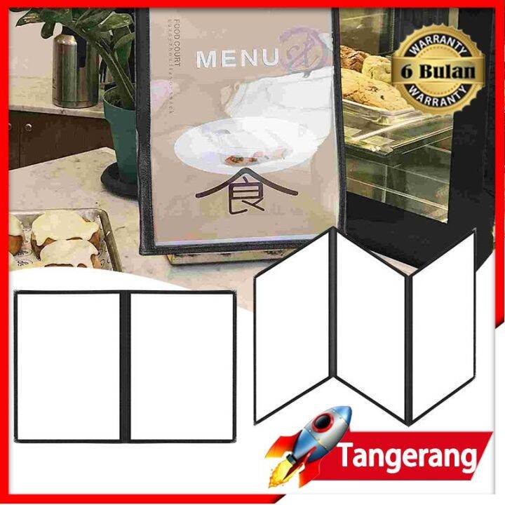 Buku Menu Restoran Kulit Binder A4 - Hitam - Menu Cover - Buku Menu ...