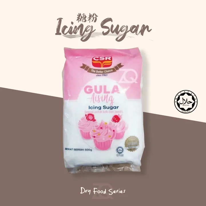 CSR Icing Sugar / Gula Aising / 糖粉 500g | Lazada
