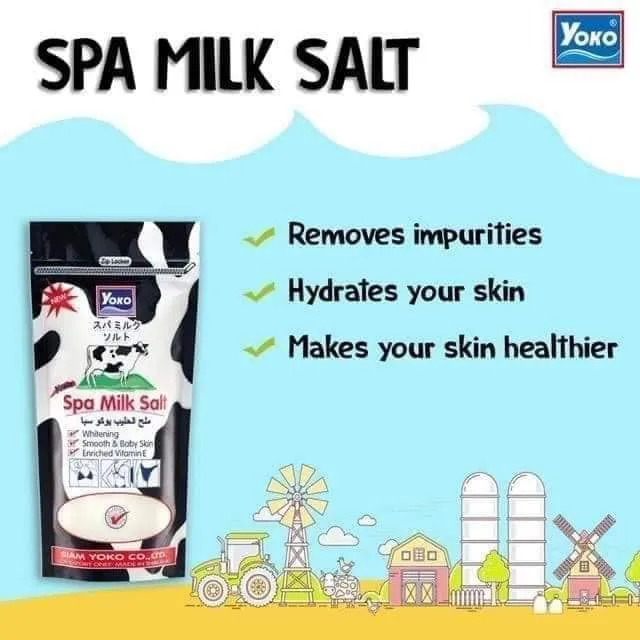 yoko Spa Salt 300G Whitening Exfoliate and Moisturize Skin (Yogurt ...