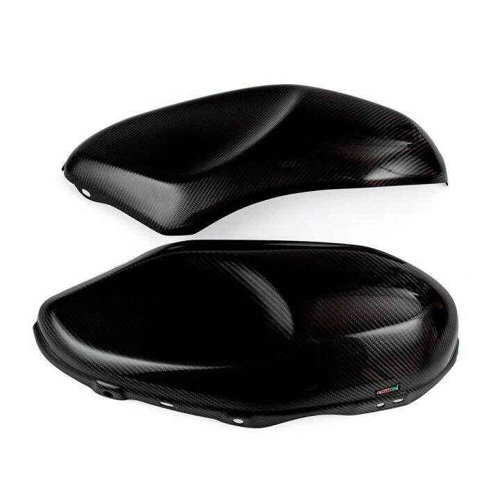 Carbon Fiber Motorcycle Side Tank Covers Tank Protector Covers Sliders ...