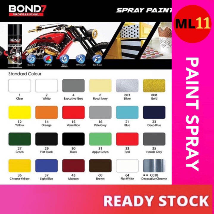 Smart Bond 7 Spray / Smart Paint Spray (400g) (14 Colors) | Lazada