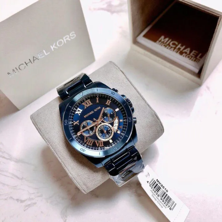 Michael Kors Men's Brecken Quartz Stainless Steel Watch MK8610 with ...