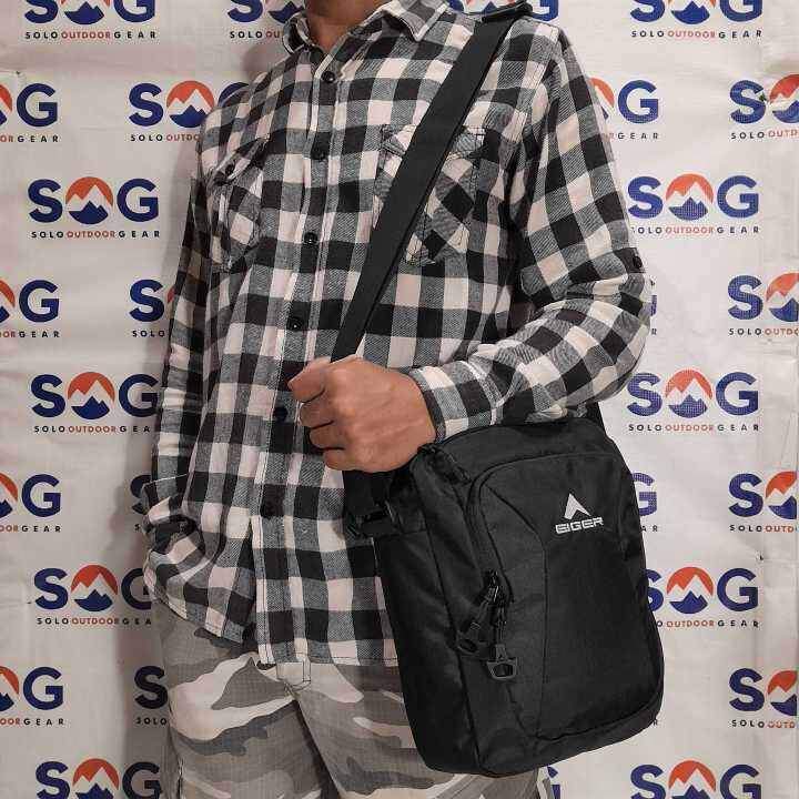 Tas Selempang EIGER Simple Medium 2F 100% | Lazada Indonesia