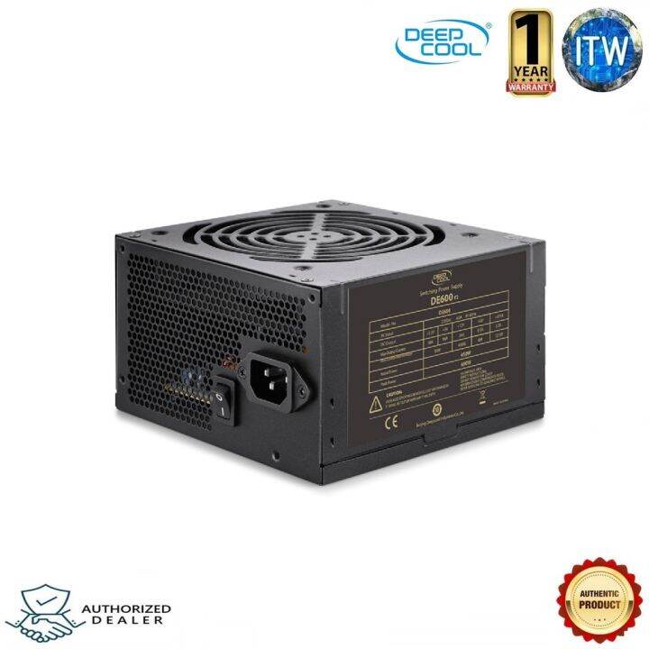 DEEPCOOL DE600 II 600W High Efficiency Gaming Power Supply Unit Eco ...