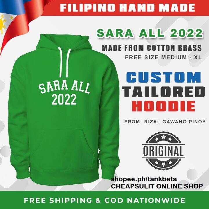 SARA HOODIE 2022 sara all bbm hoodie | Lazada PH