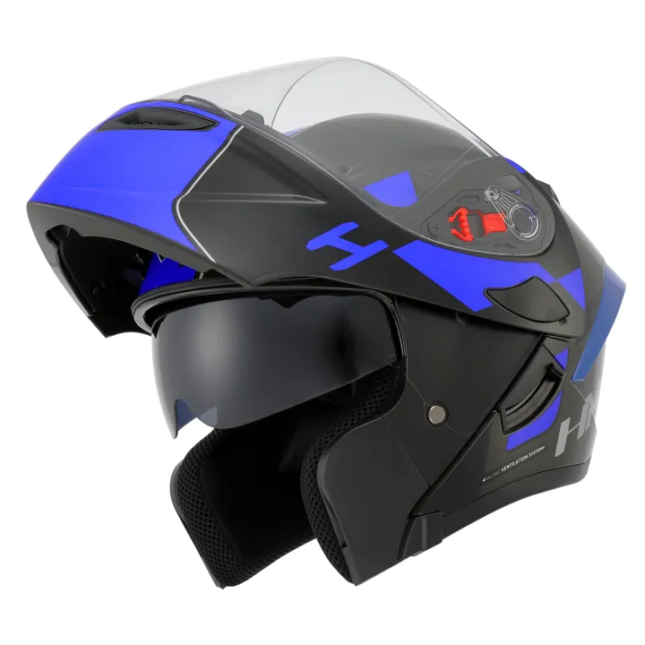 HNJ Helmet Motorcycles Modular Full Face Motor Riding Gear Helmets 852 ...