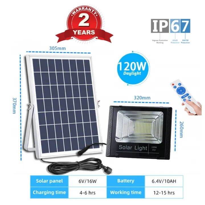 Solar Light45W 65W 120W Solar Lamp LED Floodlight Outdoor Street Light ...