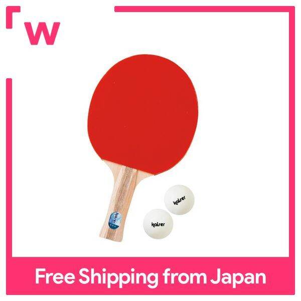 Kaiser Table Tennis Racket Shake Hand SK-1600 with Ball for Practice ...