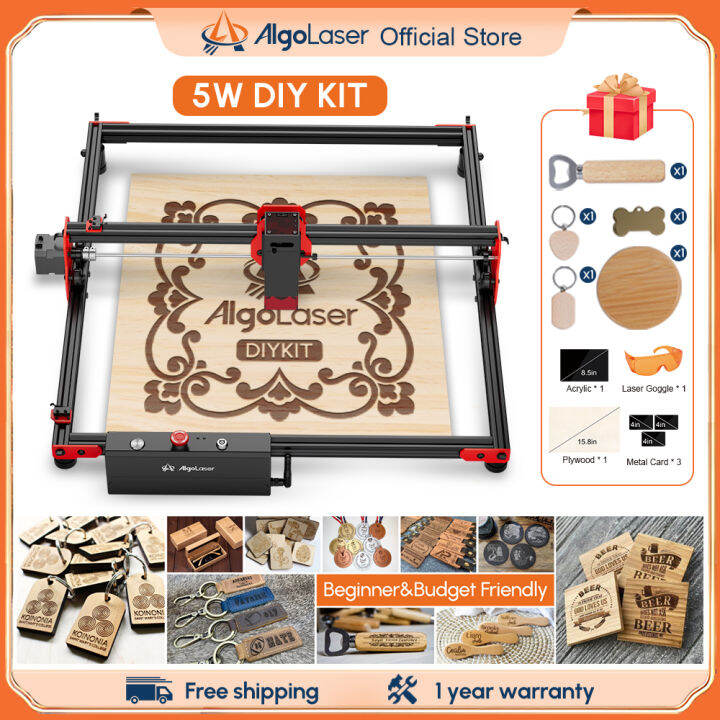 Budget friendly Algolaser DIY Kit 5W Laser Cutter Portable Laser ...