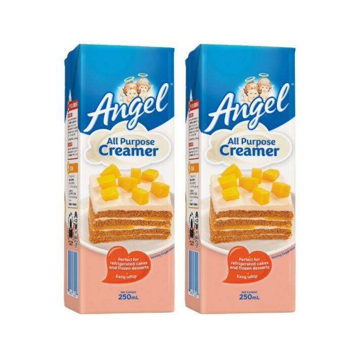Angel All Purpose Creamer 250ml - Pack of 2 | Lazada PH