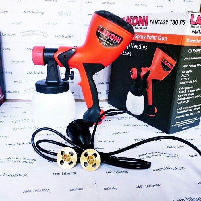 LAKONI spray gun elektrik 180PS cat semprot tanpa kompresor (COD ...
