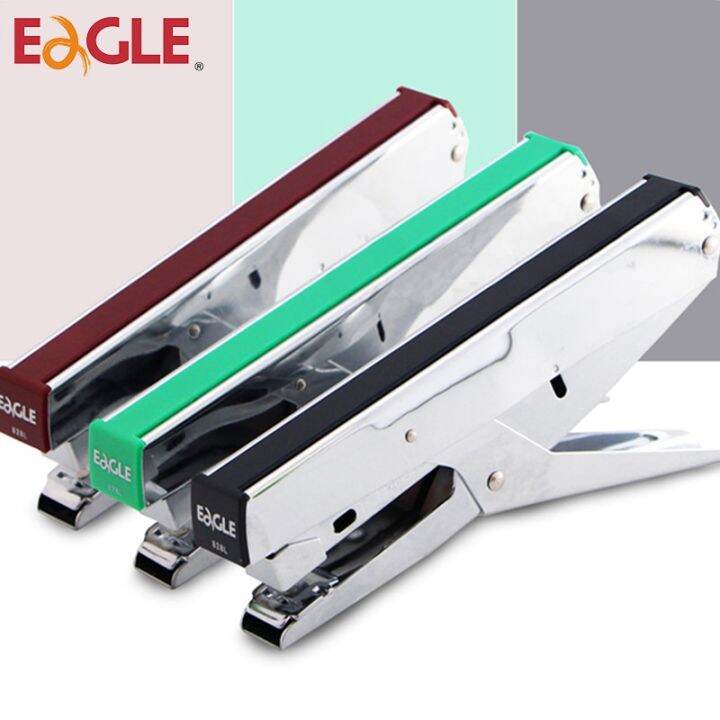 EAGLE Metal Hheld Stapler Large Stapler Labor-Saving Binding Machine ...
