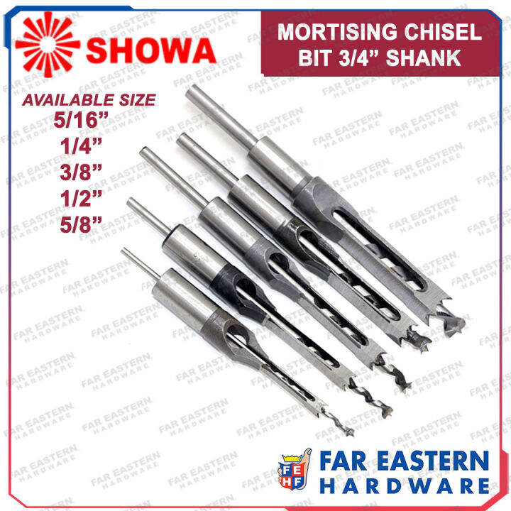 SHOWA Mortising Chisel Bit 3/4" Shank | Lazada PH