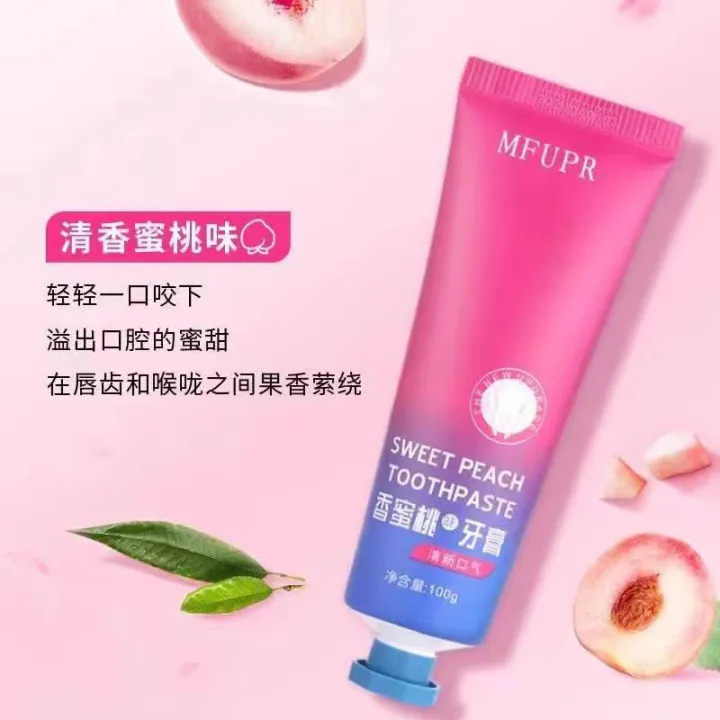 Sweet Peach Toothpaste Teeth Whitening 100g | Lazada PH
