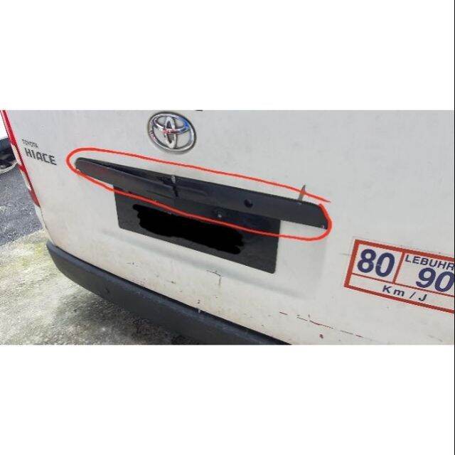 TOYOTA HIACE KDH200 REAR BONNET GARNISH | Lazada