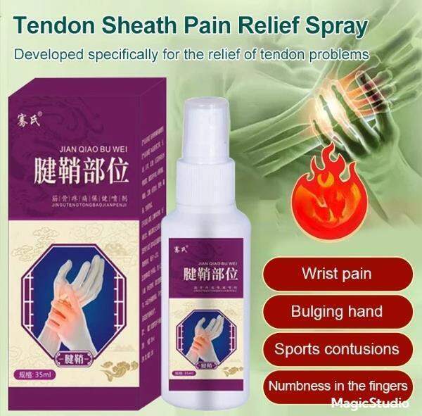 basevv Tendon Sheath Pain Relief Spray wrist spray joint pain gel 35ml ...