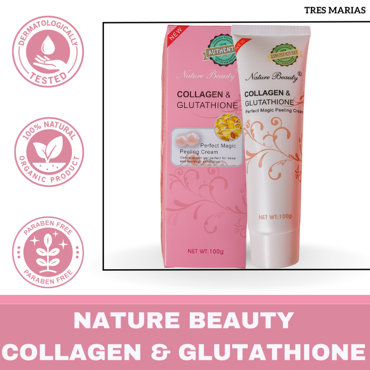 Nature Beauty Collagen and Glutathione perfect magic peeling cream ...