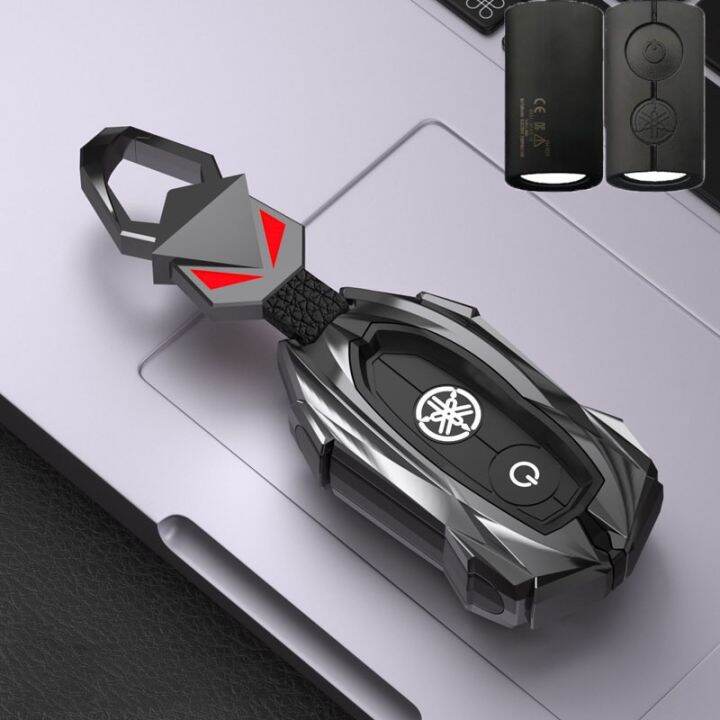 ZR เคสกุญแจรีโมตรถจักรยานยนต์โลหะผสมสังกะสีสำหรับ Yamaha NVX 155 Y16 ...