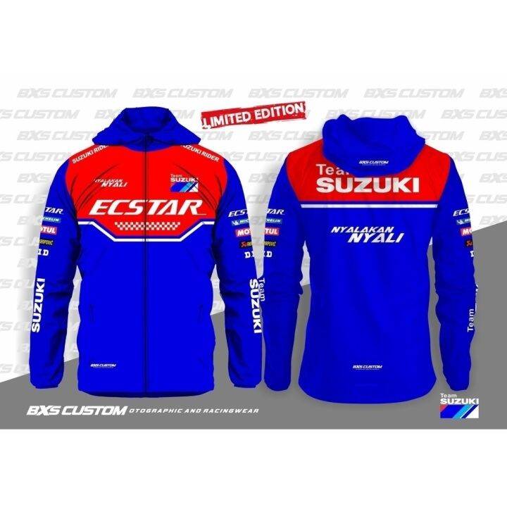 Suzuki ECSTAR NEW DESIGN Jacket TOURING Jacket SUNMORI HOODIE RIDER ...