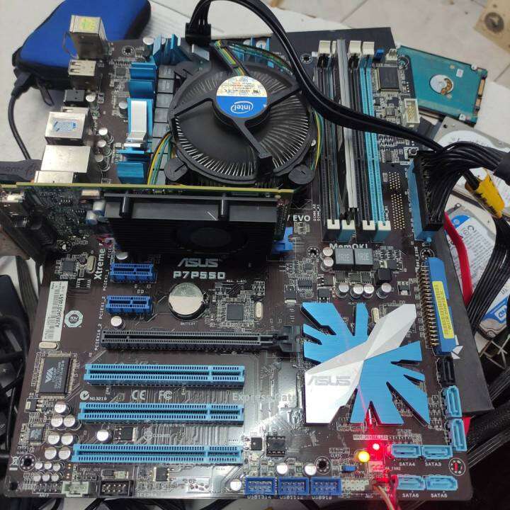 ชุดมัดรวม CPU Core i7 860 + MB .ASUS P7P55D LGA 1156 DDR3 มีฝาหลัง แถม ...