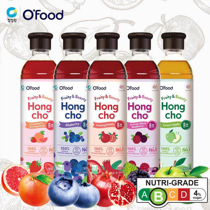 (New Packaging) Halal Korea Daesang O'Food Hongcho Hong Cho Vinegar ...