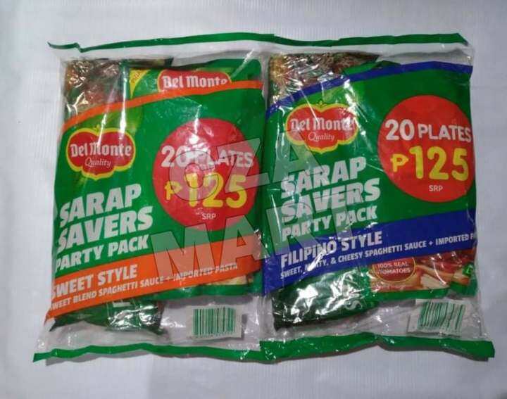 Del Monte Spaghetti Party Pack (1 Kilo Spaghetti Sauce and 800g ...