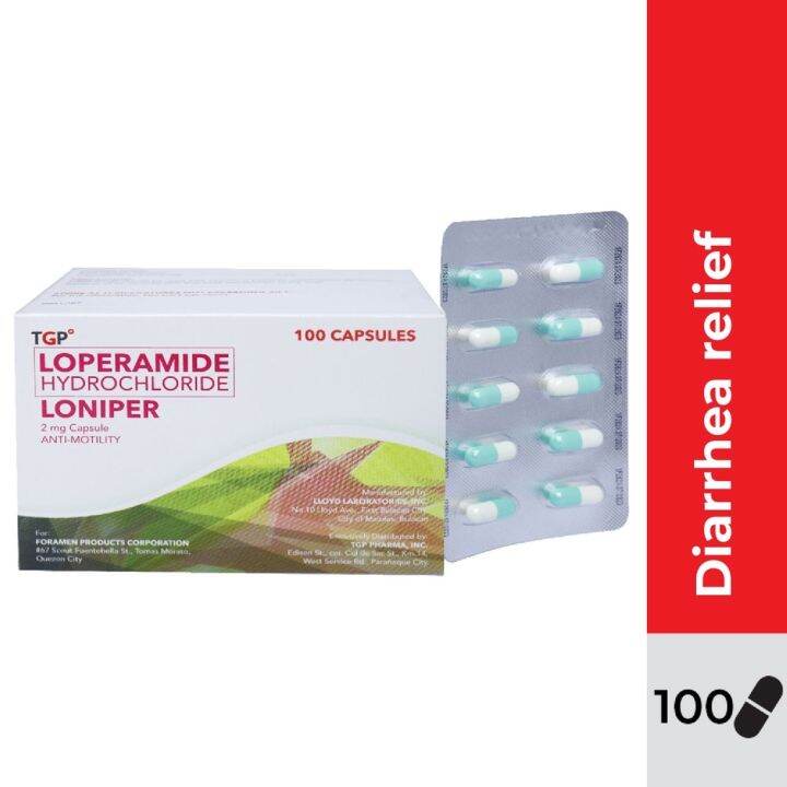 CTRVU LONIPER TGP Loperamide 2mg Capsule 1 BOX (100 capsules) for LBM ...