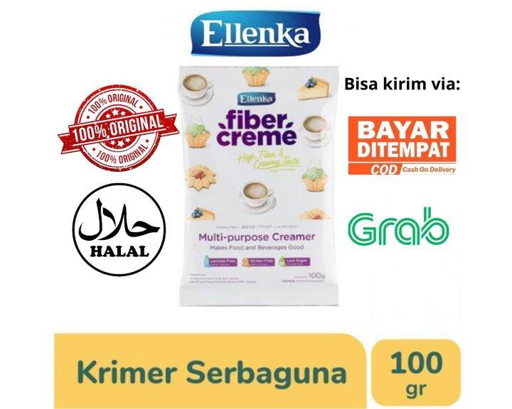 Susu Krimer ELLENKA FIBER CREME Cream Krim Creamer ELLENKA 100gr 100 gr ...