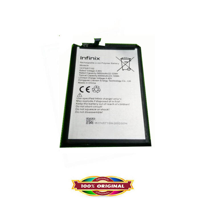 Original Battery for Infinix Hot 10s 2021 - X689 - 6.82 inch - 6000 mAh ...