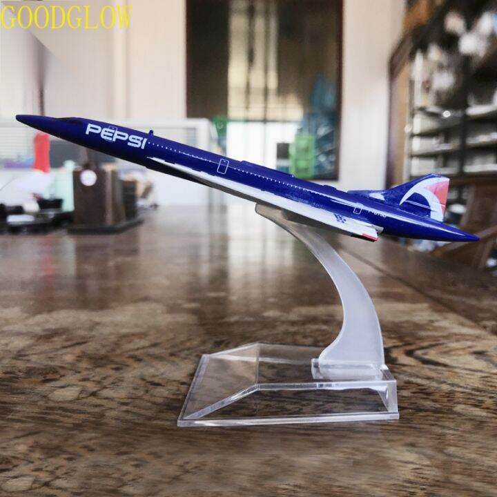 PEPSI Concorde Aircraft Model Diecast Solid Metal Plane Airplane Model ...