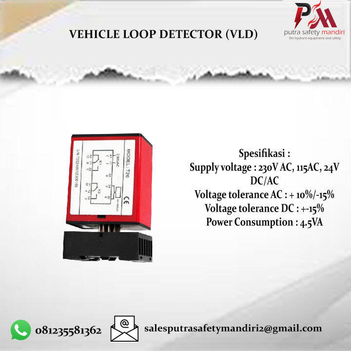 VEHICLE LOOP DETECTOR (VLD) SENSOR BARRIER GATE ALAT DETEKSI MESIN ...