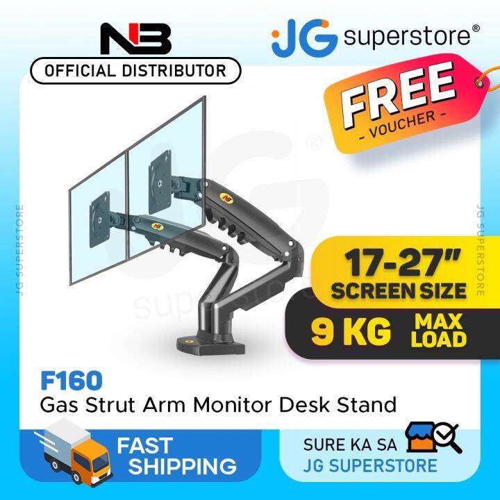 North Bayou NB F160 Dual Monitor Heavy Duty Desk Mount Stand (for 17 ...