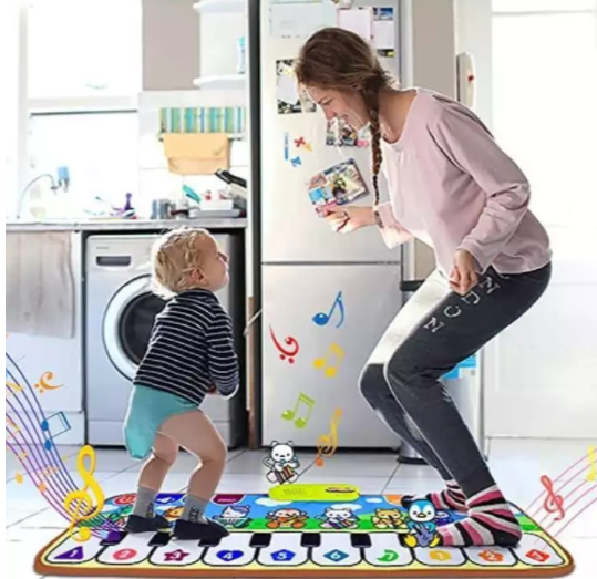 🌟KIDS FANTASY🌟Giant Piano Music Mat, Music Dance Mat Keyboard Playmat ...