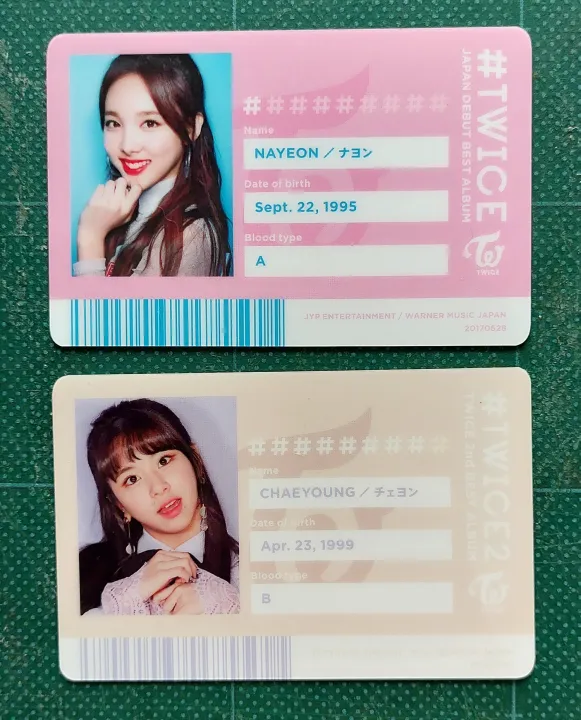 การ์ด ID นายอน แชยอง ของแท้ จาก อัลบั้ม ญี่ปุ่น TWICE - #TWICE #TWICE2 ...