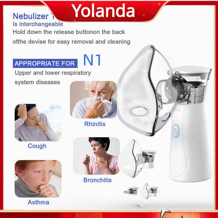 Handheld Portable Nebulizer Ultrasonic Nebulizer Spray Mini Inhaler ...