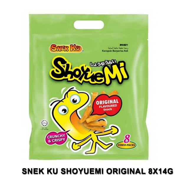 Snek Ku Shoyuemi - Original Flavour Snack 112g (8x14g) | Lazada