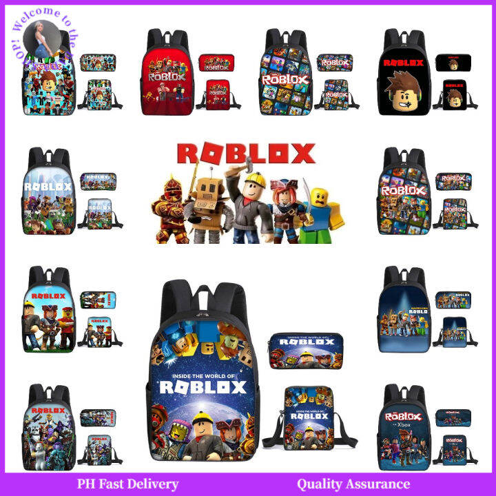 【11 Colors Available】Roblox Student Schoolbag 6 To 12 Years Meal Bag ...