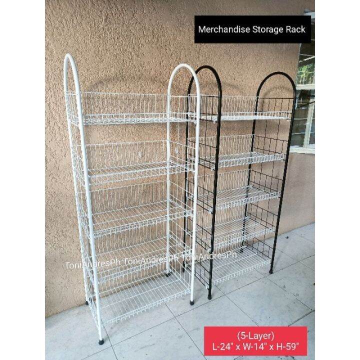 (5-Layer) Merchandise Storage Rack Grocery Racks Kitchen Organizers ...