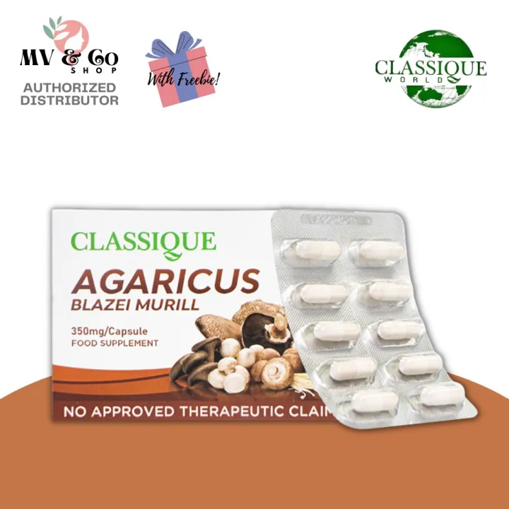 [MV & Co Shop] AGARICUS BLAZEI MURILL Capsule By Classique World ...