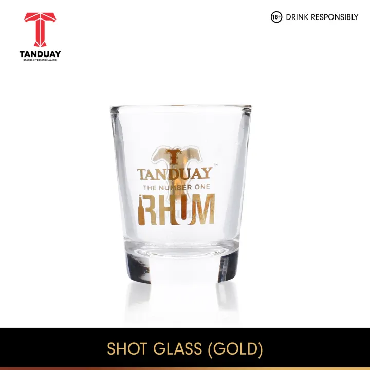 Tanduay Shot Glass (Gold Stamping) | Lazada PH