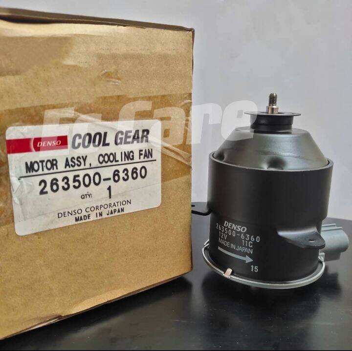 DENSO 100% ORIGINAL RADIATOR FAN MOTOR TOYOTA ESTIMA ACR30/ CAMRY ACV30 ...