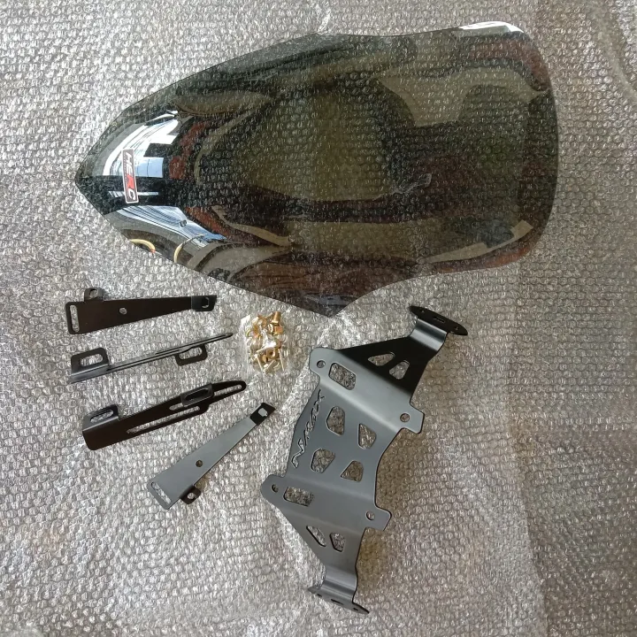 NMAX VISOR (BLACK) WITH BRACKET 2020 | Lazada PH