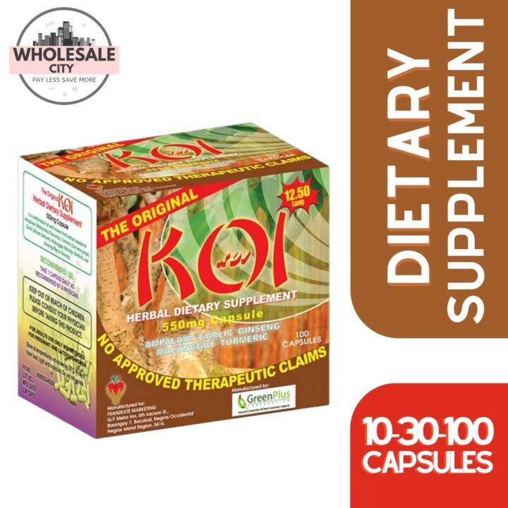 The ORIGINAL KOI HERBAL DIETARY SUPPLEMENT 550 | Lazada PH